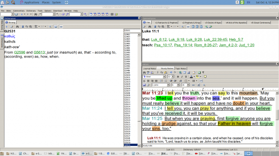 features e-Sword has to offer shown on AdventBibleStudy.com